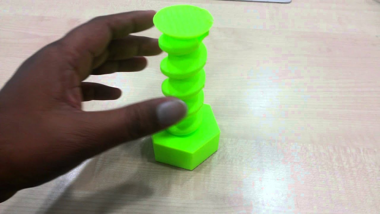 [Deelip.com] 3D Printed Gravity Screw - YouTube