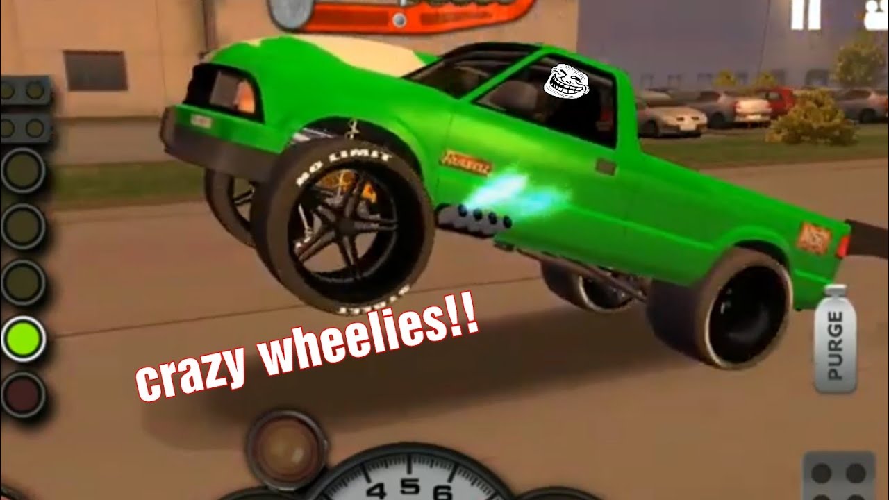 wheelies the whole 1/4 mile!!! - YouTube