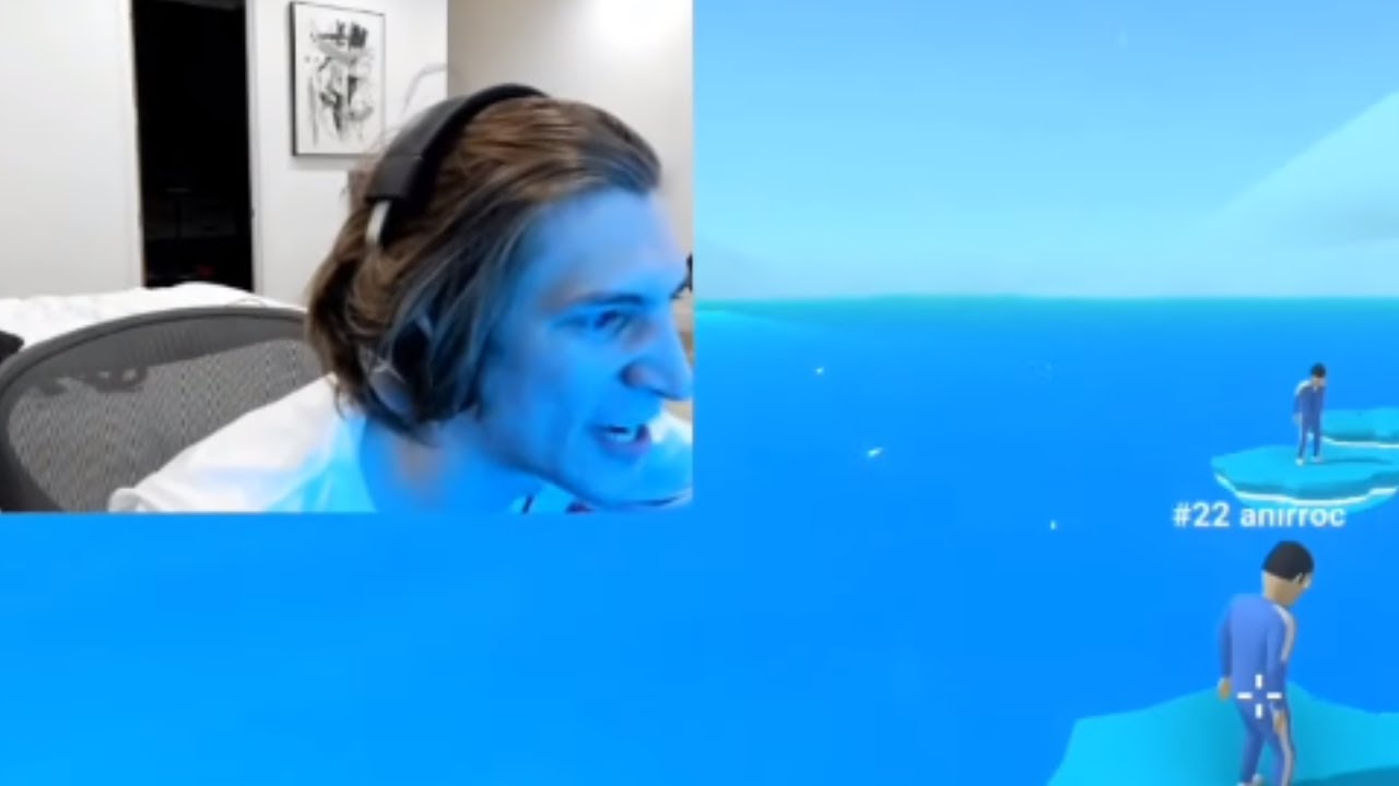 xQc sad after female juicer dies in Crab Game - YouTube