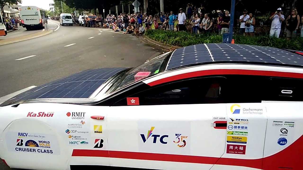 Bridgestone World Solar Challenge - Darwin Starting Line - YouTube