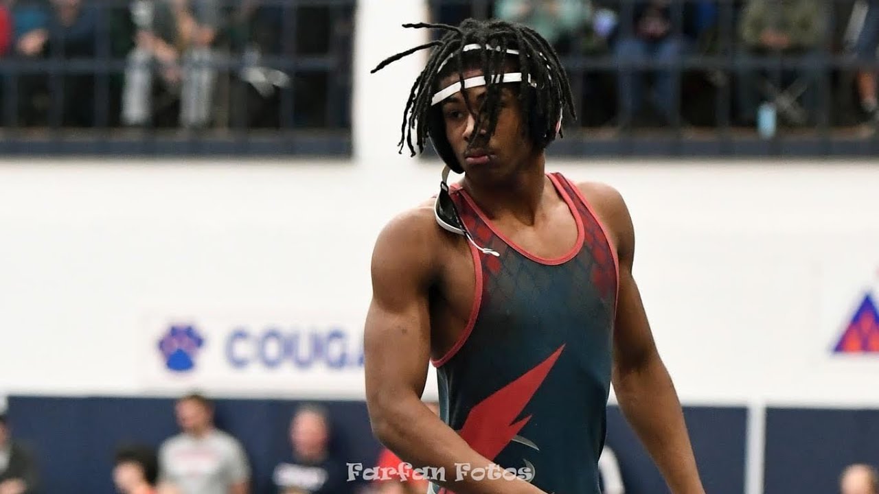 Aamir Nieves-Allen (South Elgin) vs David Hyde (Wheaton (North) IHSA 3A ...