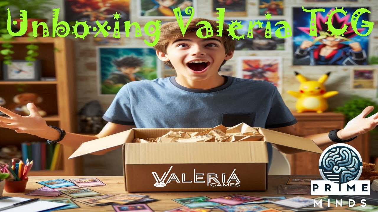 Valeria Games TCG Starter Deck Unboxing with Prime Minds - YouTube