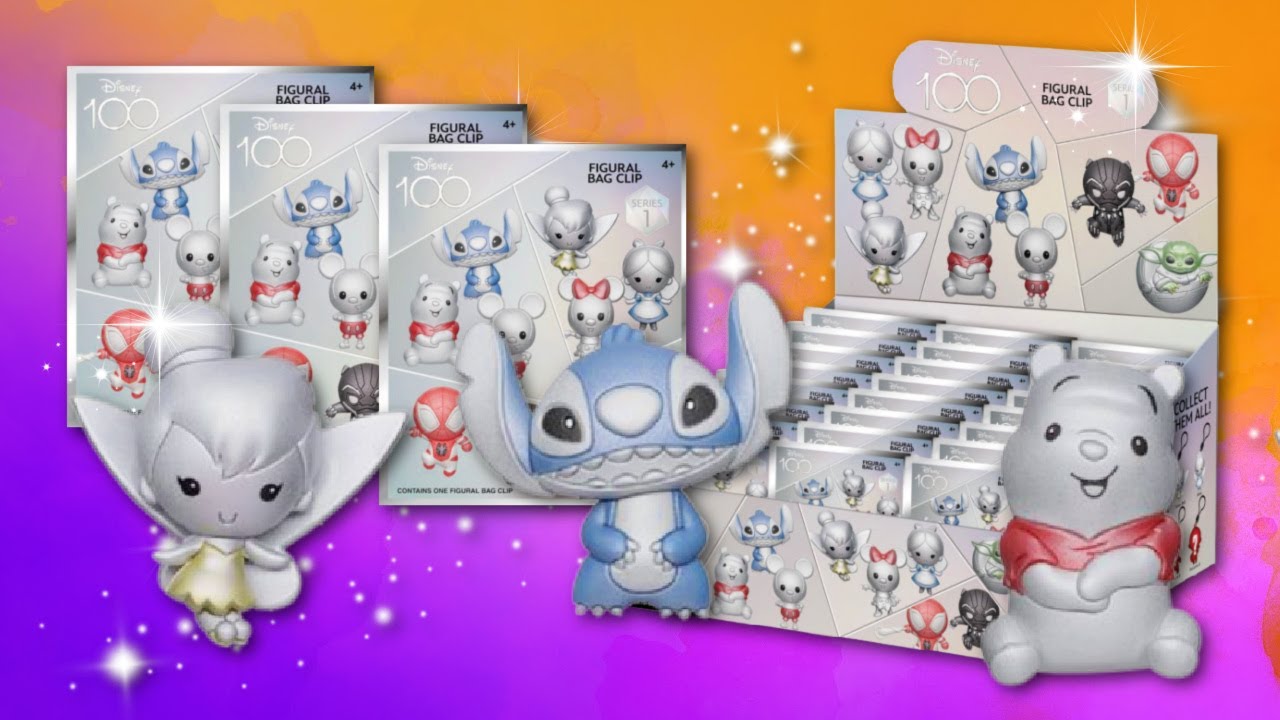 Disney100 Figural Bag Clip Unboxing 🤍 🏰 FULL CASE! - YouTube