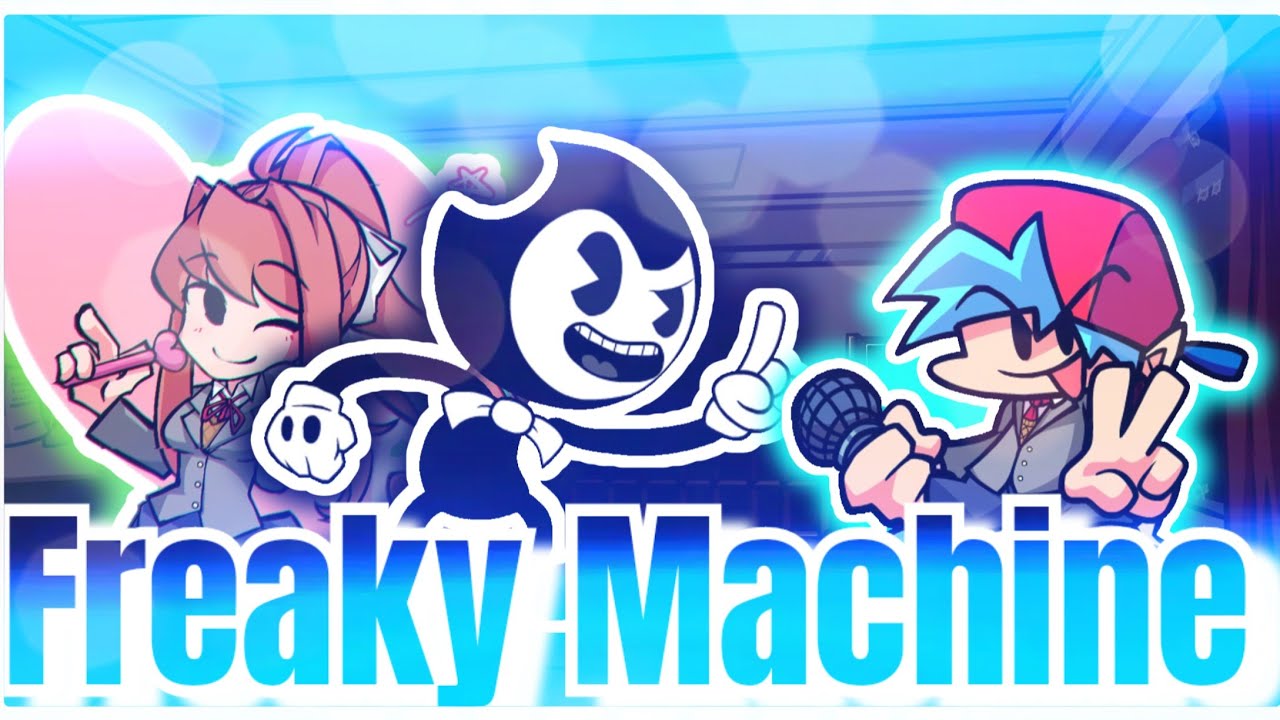 Poetic Machine (Freaky Machine but Monika Yuri and Bendy sings it) (fnf ...