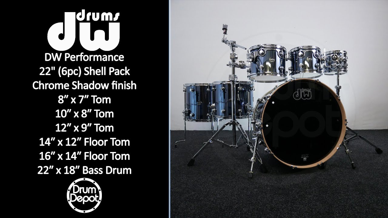 DW Performance Shell Pack - Chrome Shadow finish - YouTube