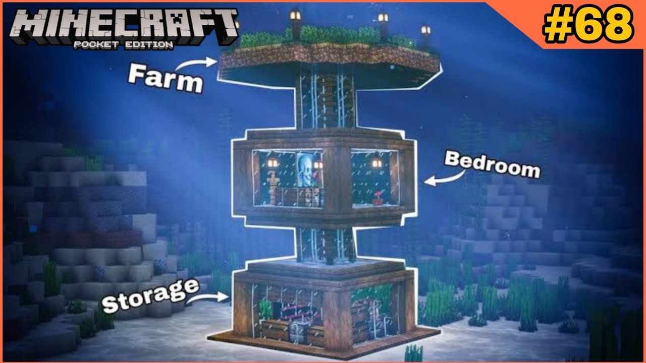 I Build A Underwater Secret Base | How to build Treehouse | underground ...