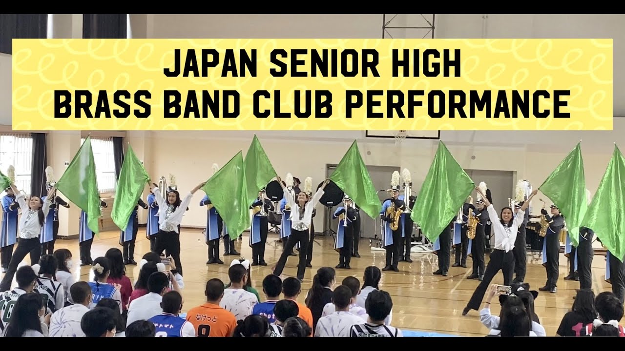 Japan Senior High Brass Band Club Performance - YouTube