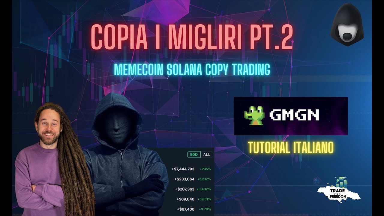 GMGN.AI Tutorial Italiano, copy trading solana wallet whale, meme coin ...