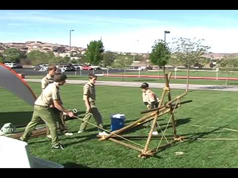 Troop 983 Scout Catapult - YouTube