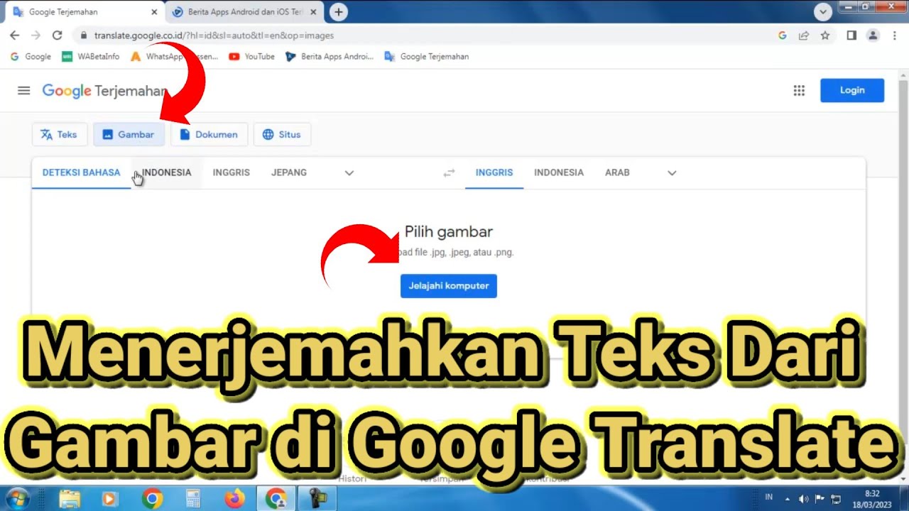 UPDATE BARU GOOGLE TRANSLATE!!! Bisa Terjemahkan Teks dalam Gambar ...
