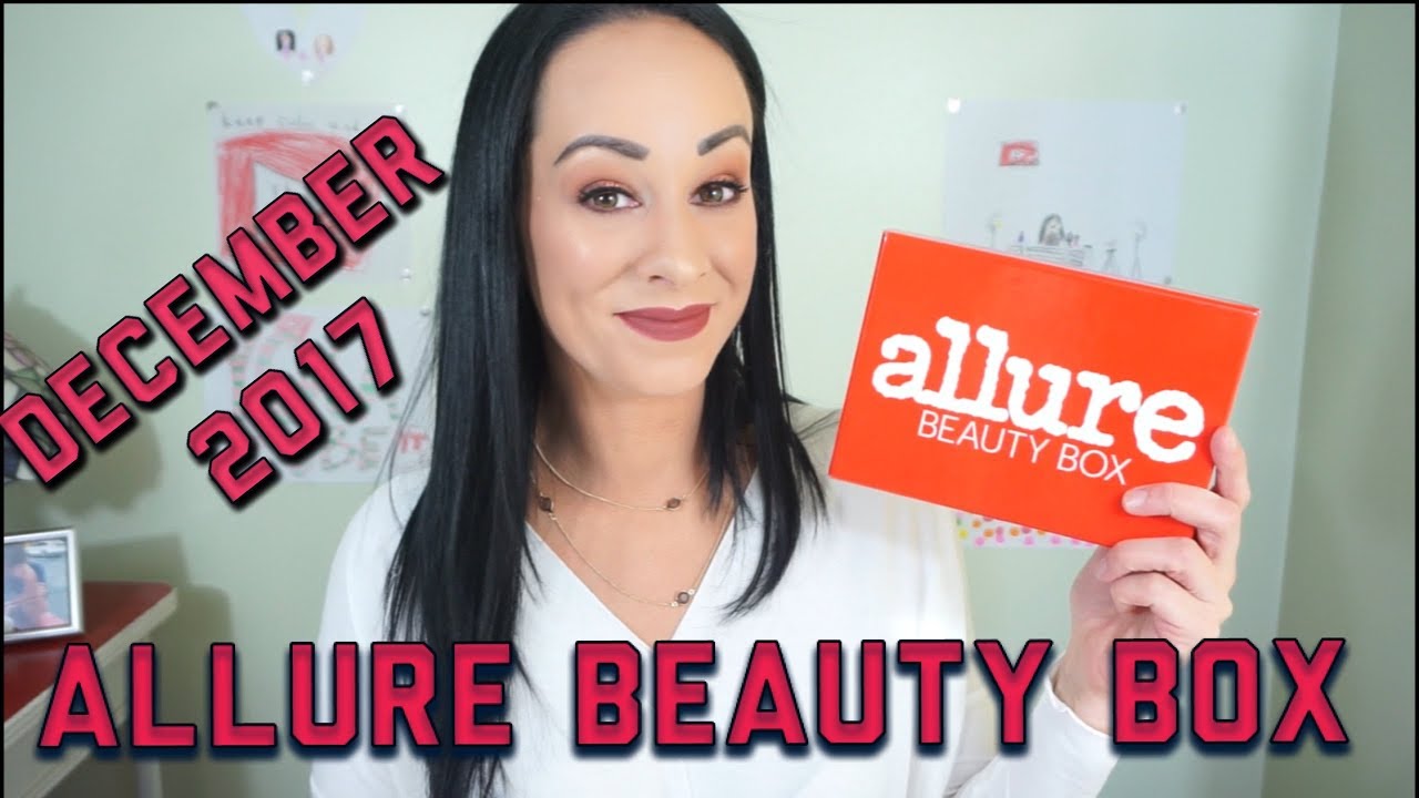 December 2017 Allure Beauty Box... is it with the hype? - YouTube