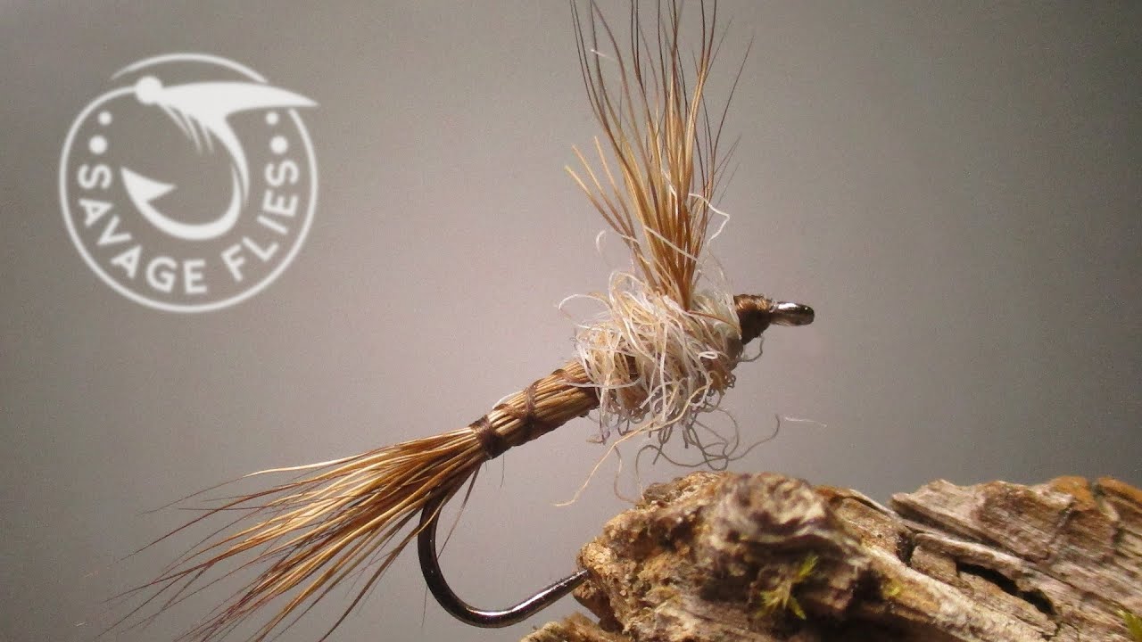 Fly Tying the Close Carpet (No-hackle Dry Fly Pattern) - YouTube