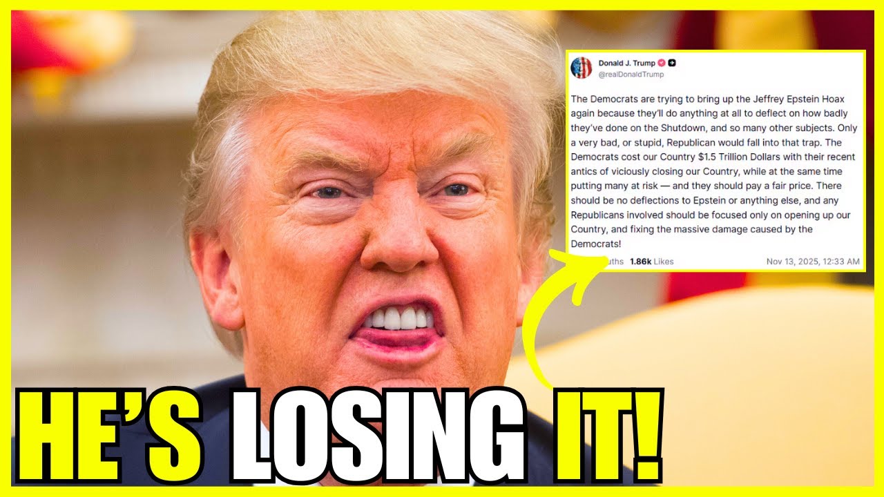 Trump Melts Down In Truth Social Posts After Epstein Emails Expose ...