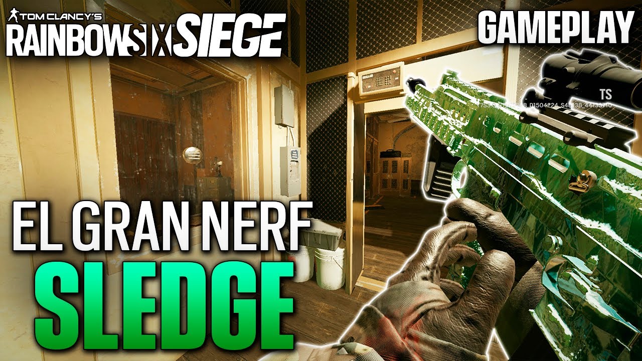 El GRAN NERF a SLEDGE | Brutal Swarm | Caramelo Rainbow Six Siege ...