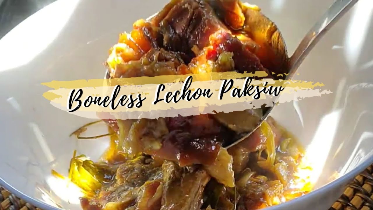 Boneless Lechon Paksiw | Simple Bisaya Style - YouTube