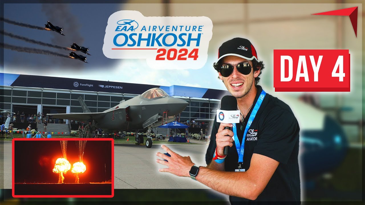 EAA Airventure Oshkosh 2024 Day 4 | Walkaround ft. Night Airshow ...