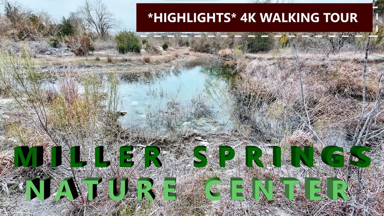 *HIGHLIGHTS* 4K Walking Tour: Miller Springs Nature Center; Belton, TX ...