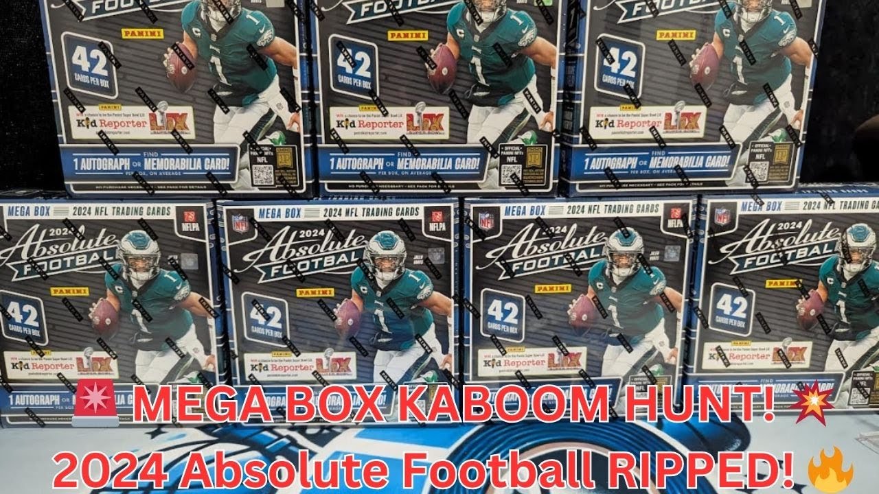 🔥 2024 Absolute Football MEGA BOX RIP! Kaboom & Explosive Hunt! 💥 - YouTube