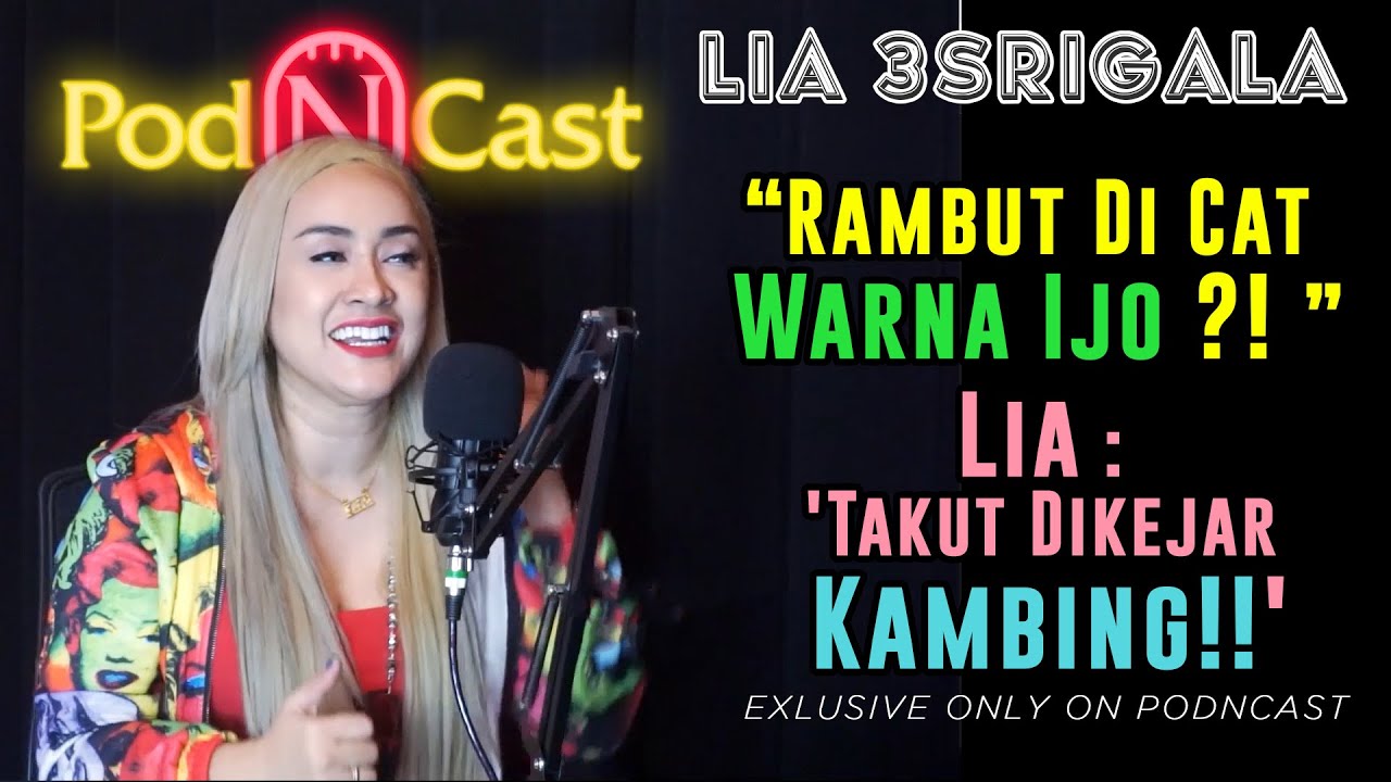 Rambut Di Cat Warna Ijo ?! Lia : 'Takut Dikejar Kambing!!' - YouTube