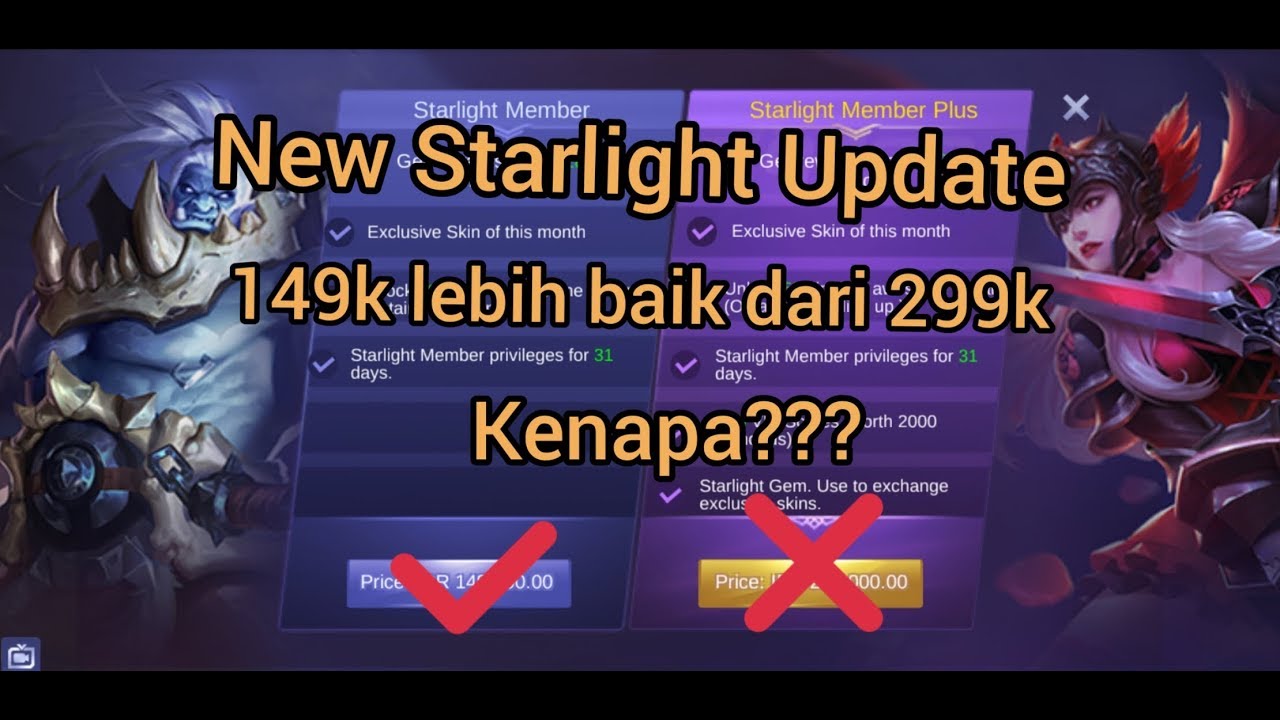 STARLIGHT MEMBER PLUS - 149K LEBIH UNTUNG DARI 299K?KENAPA?? - YouTube