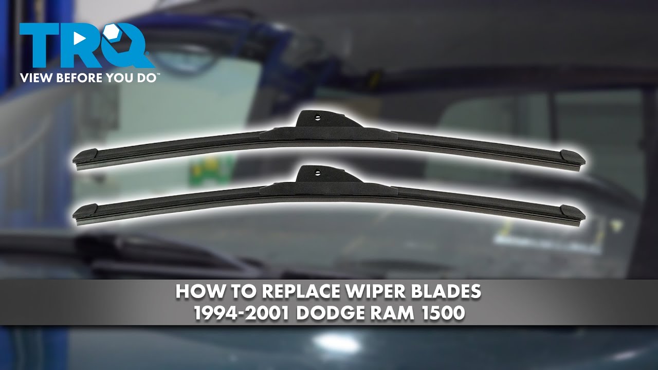 How to Replace Wiper Blades 1994-2001 Dodge Ram 1500 - YouTube