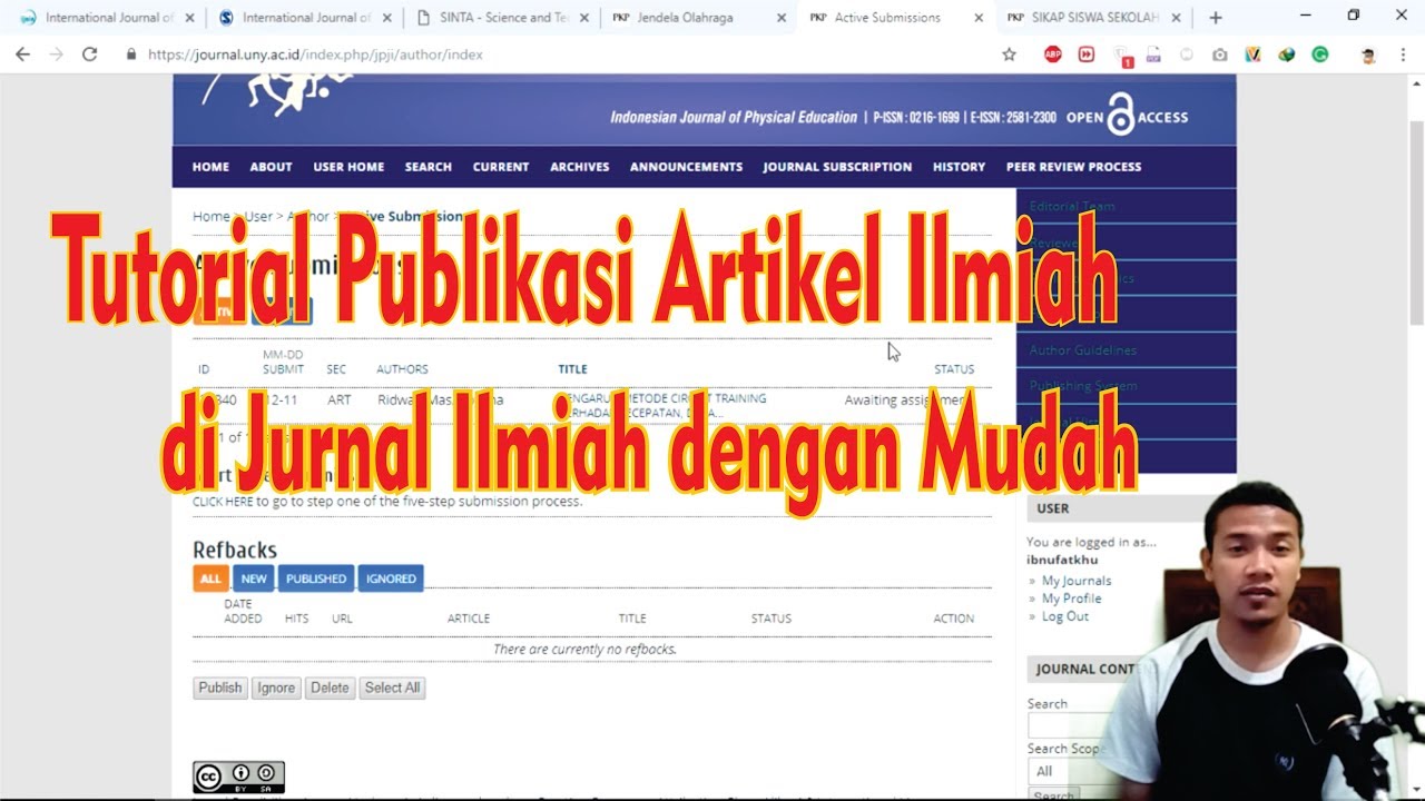 Tutorial Submit Artikel di Jurnal Ilmiah (part 1) - YouTube