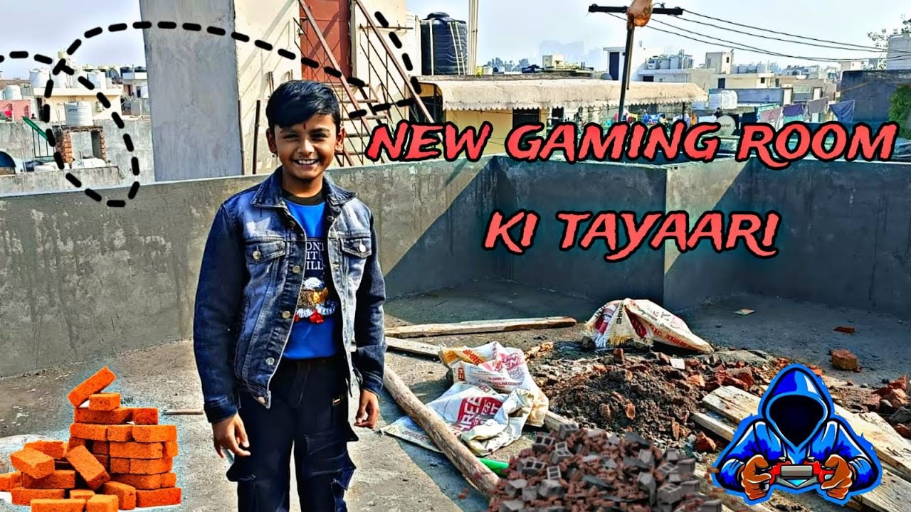 GAMING ROOM KI TAYARI ||KAVISH VLOGS|| GAMING ROOM EXPOSE - YouTube