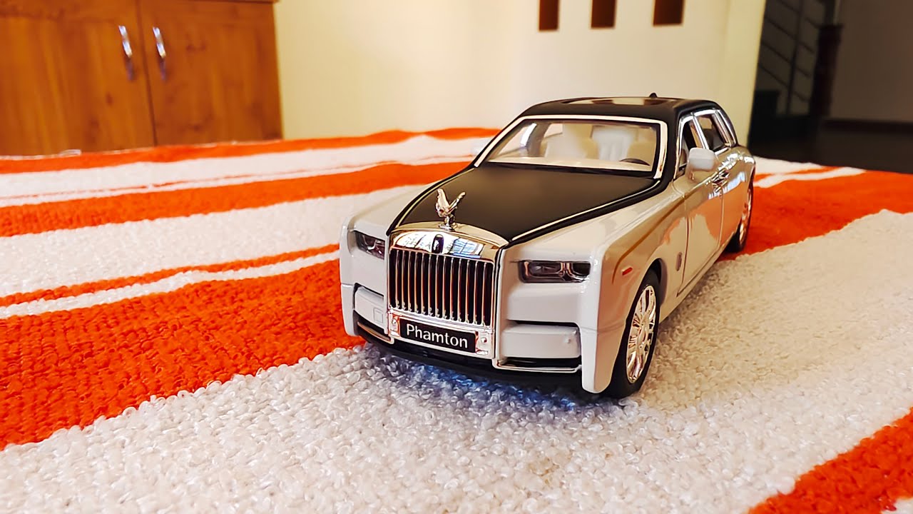 Luxury Miniature: Rolls Royce Phantom Toy Car in Detail - YouTube
