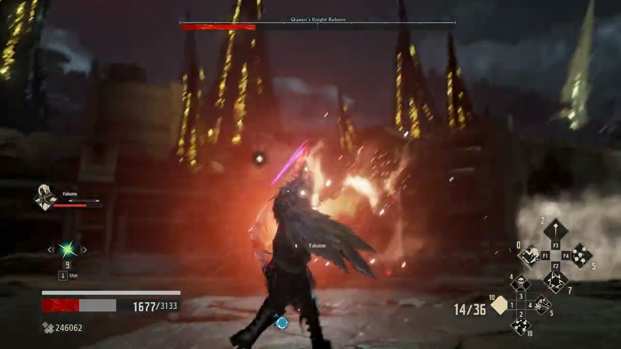 Code Vein Queen's Knight Reborn (Boss Fight) - YouTube