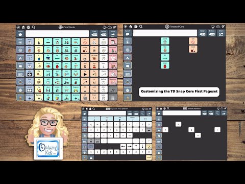 TD Snap AAC App: Snap Core First Pageset Customizations - YouTube