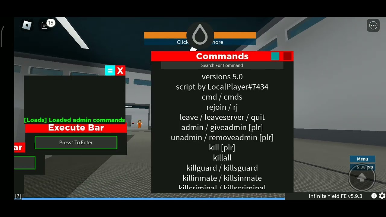 Roblox hydrogen prison life admin gui (working) - YouTube