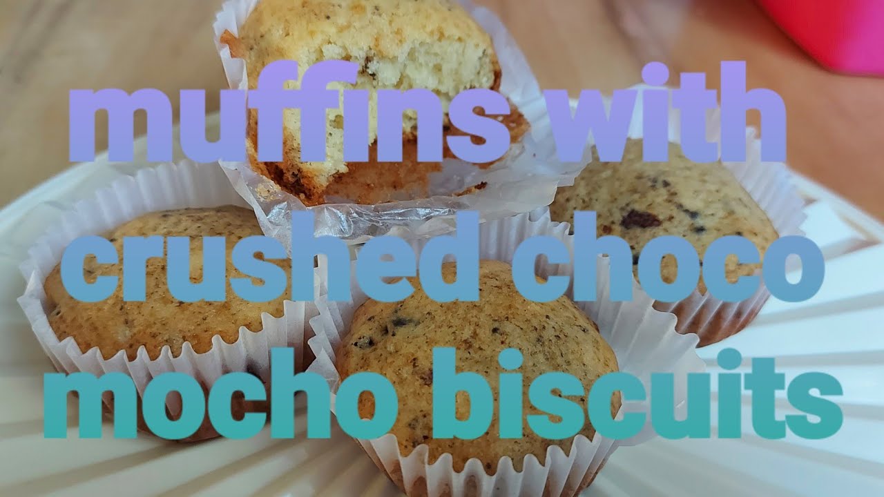 Muffins with crushed Choco Mocho Cockies//Easy Muffins Recipe//How to ...
