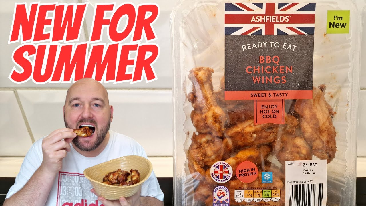 NEW FOR SUMMER - BBQ Chicken Wings - Food Review - Aldi - Advertised as ...