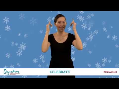 Learn Sign Language - Celebrate - YouTube