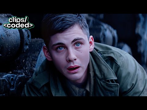 fury (2014) - the brutal introduction of norman, the new guy