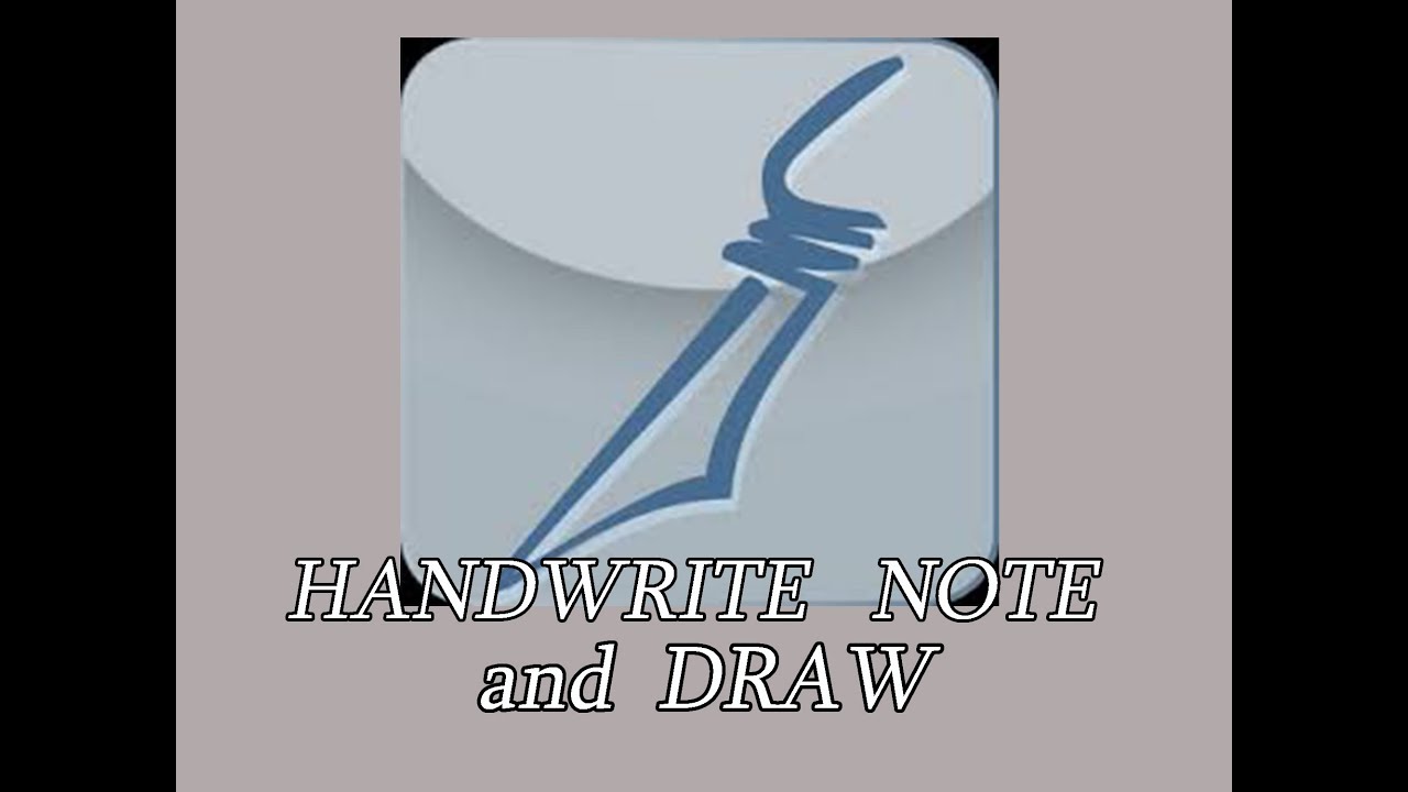 HANDWRITE NOTE and DRAW --- ANDROID APPLICATION - YouTube