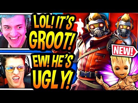 STREAMERS REACT TO *NEW* STAR-LORD SKIN, \