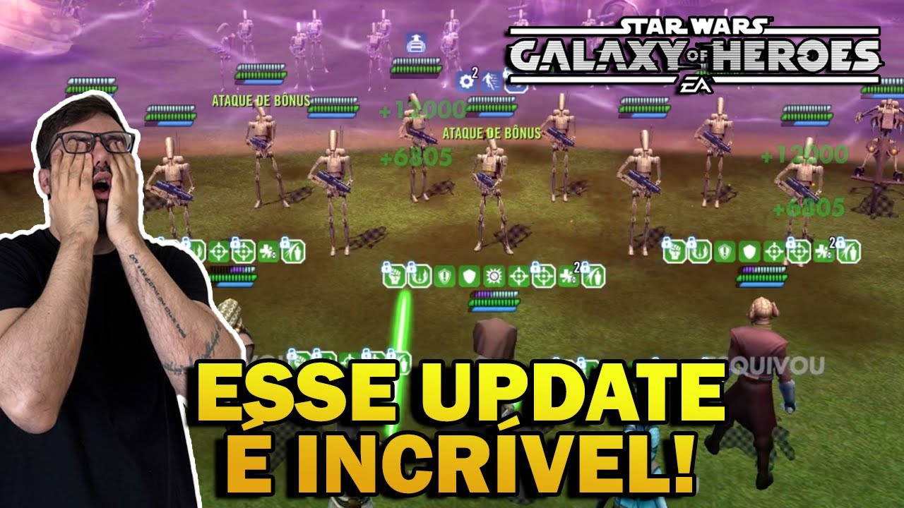 RAID DE NABOO FINALMENTE CORRIGIDA!! ESTÁ INCRÍVEL SWGOH - YouTube