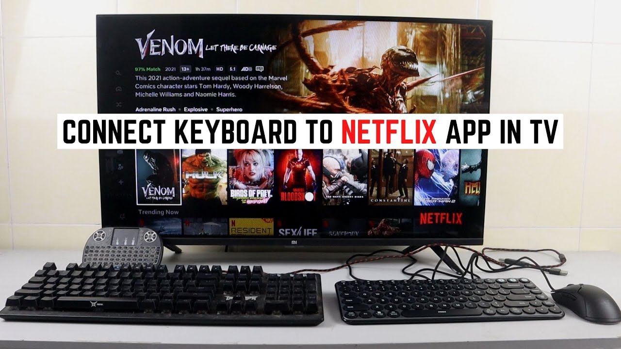 Connect Keyboard to Netflix App in TV - YouTube