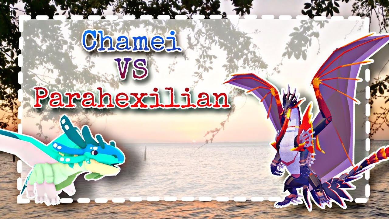 Chamei VS Parahexilian // Creature of sonaria - ROBLOX - YouTube