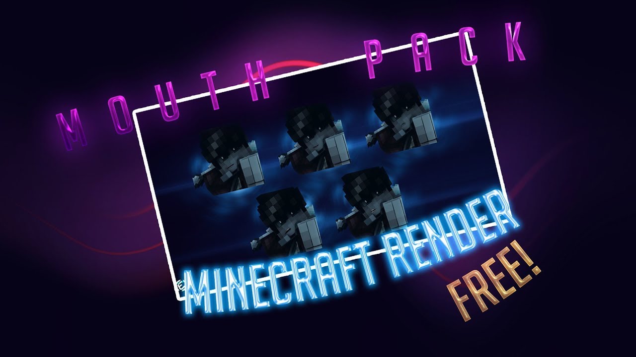 Minecraft - Render Mouth Pack (Free!) Enays - YouTube