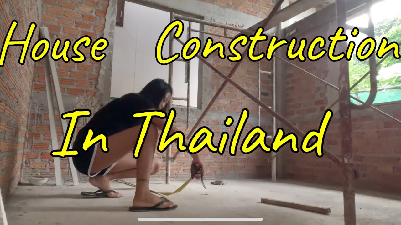 Building house in Thailand, construction #4 - YouTube