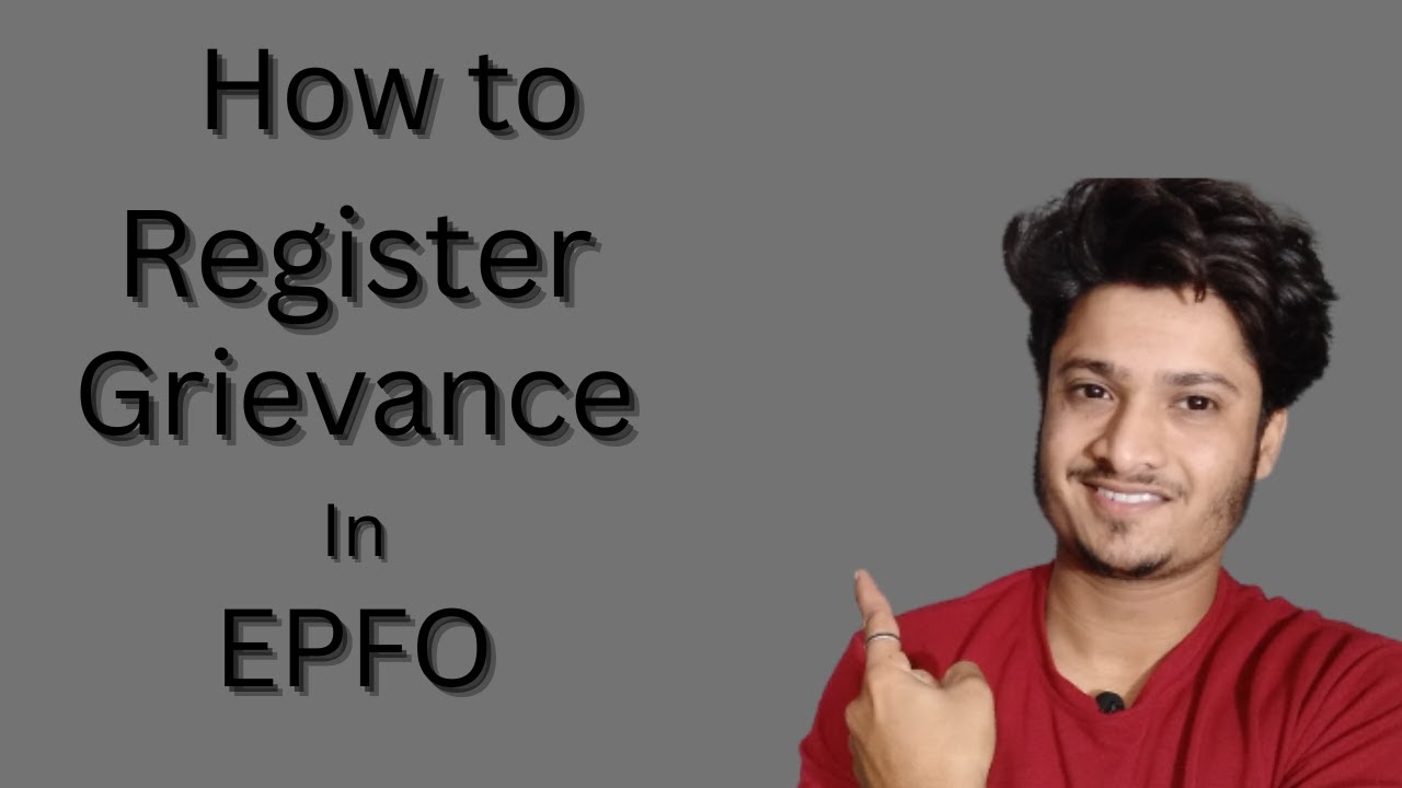 How to register grievance online - YouTube