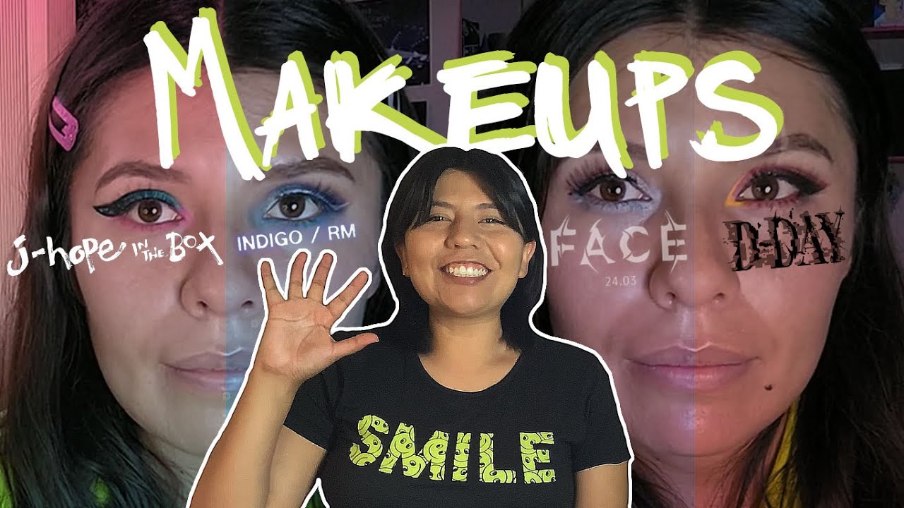 MAKEUPS INSPIRADOS EN MIEMBROS DE BTS | 💜💜💜 - YouTube