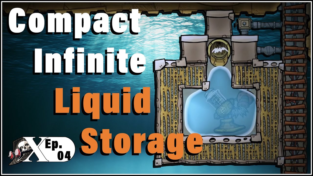 Compact infinite liquid storage in Oxygen not included Ep 4 lets play ...