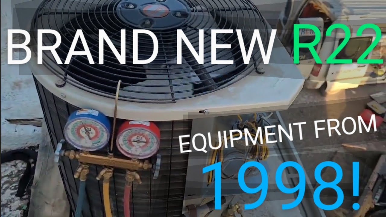 Installing a BRAND NEW R22 system! (27 year old New stock) - YouTube