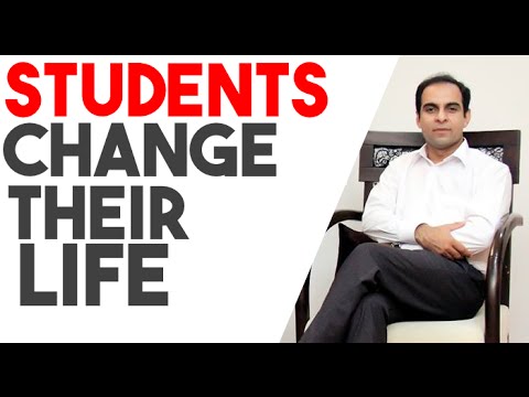 How Students Can Change Their Lives? -By Qasim Ali Shah | In Urdu