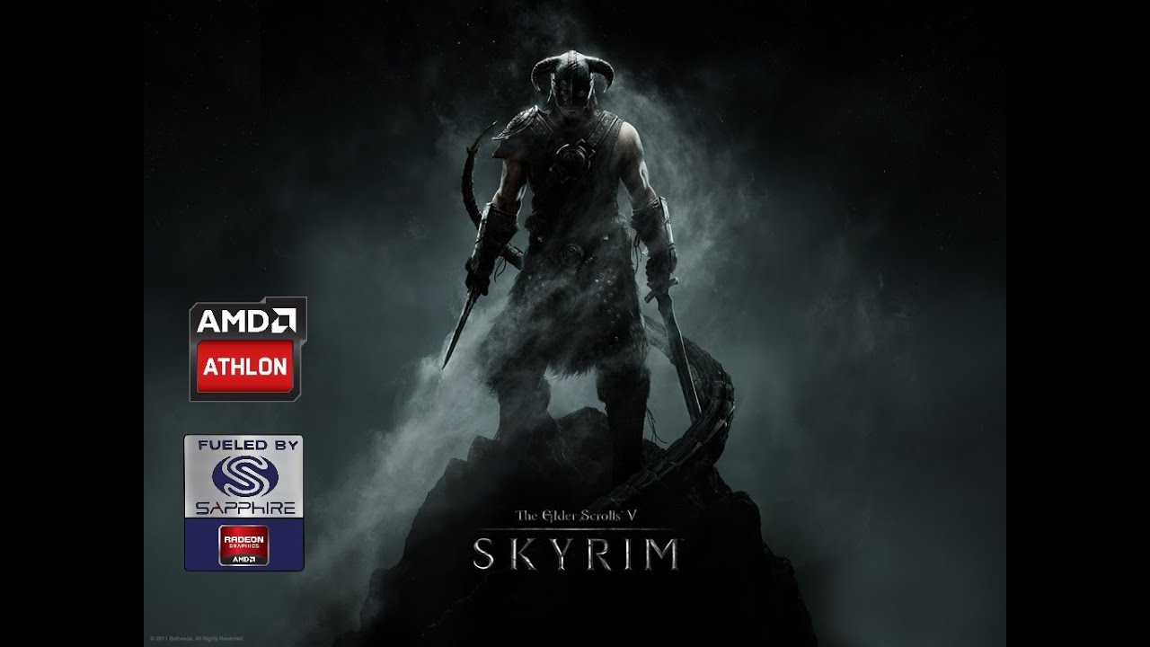 Skyrim - Max settings 1080p Athlon 860k/R9 280 - YouTube
