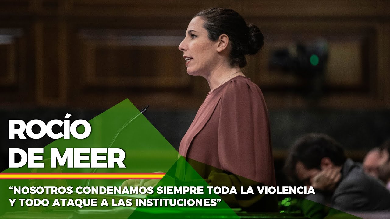 Rocío de Meer: “Nosotros condenamos siempre toda la violencia y todo ...