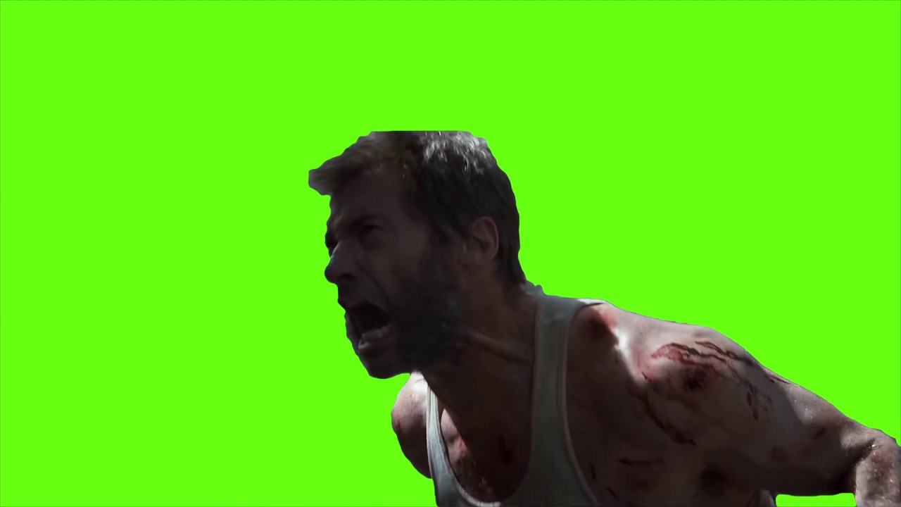 Wolverine, Berserker Scream Greenscreen - YouTube